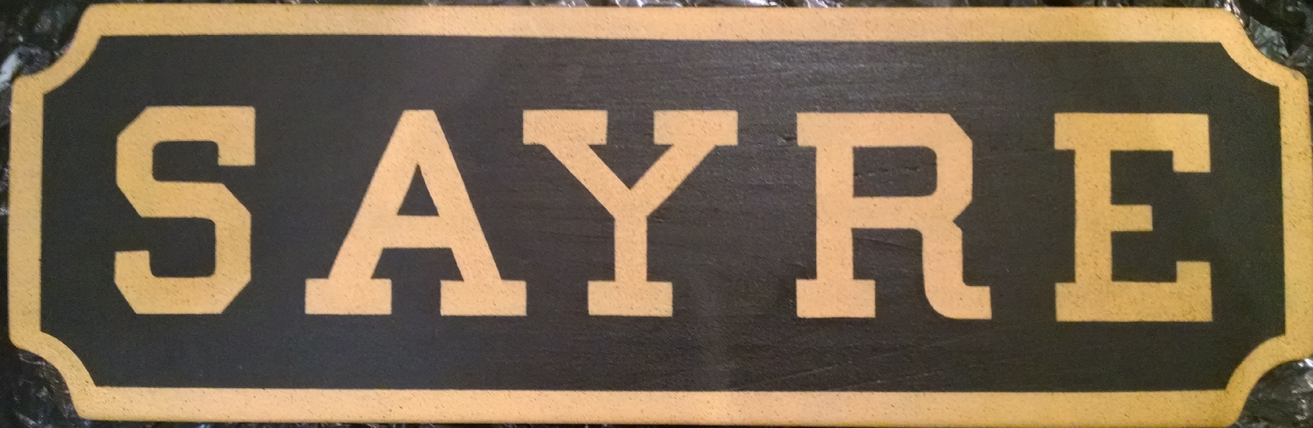 Sayre Historical Society ...Sayre Station Sign